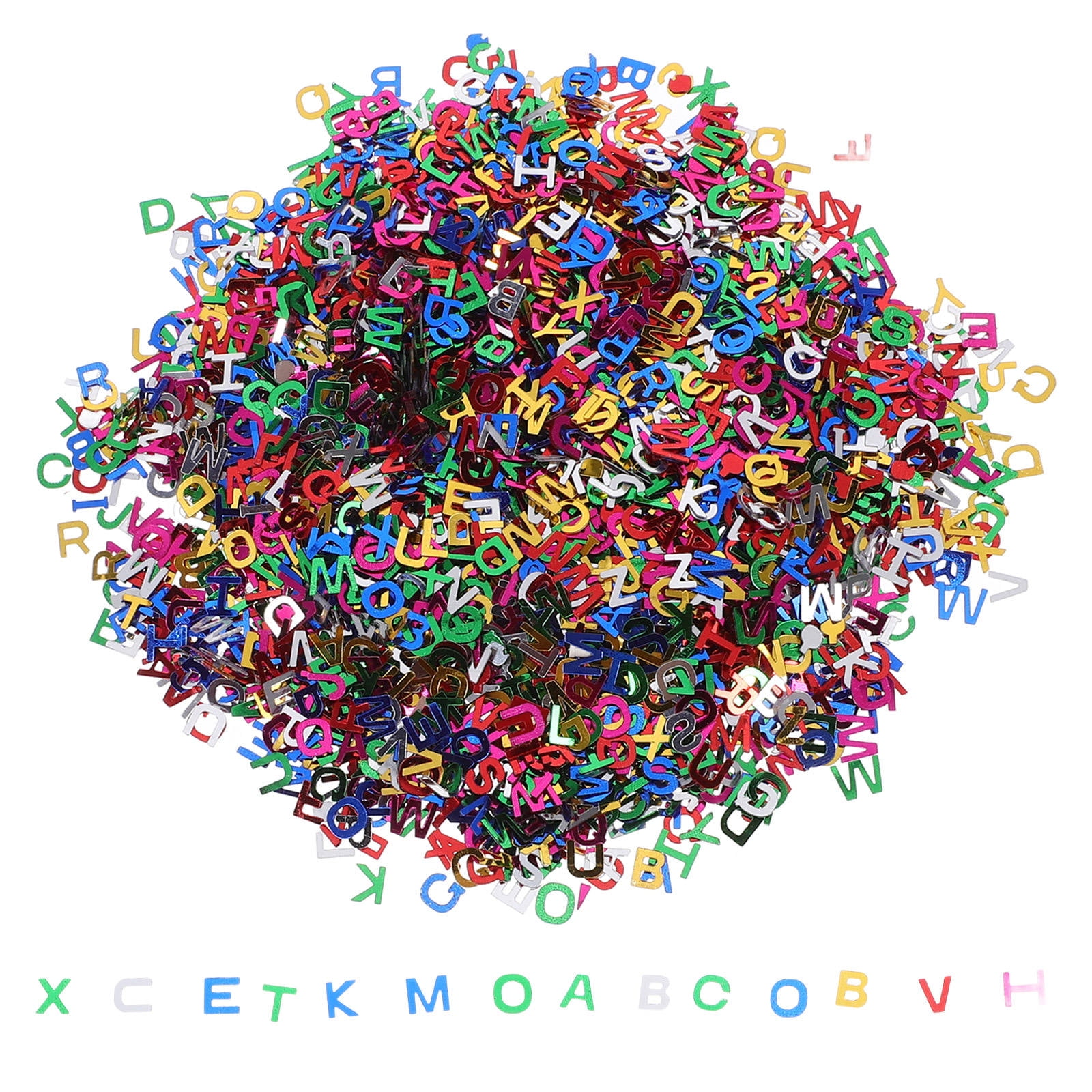 Raindrops 1 Pack Assorted Color PVC Square Alphabet Stickers for ...