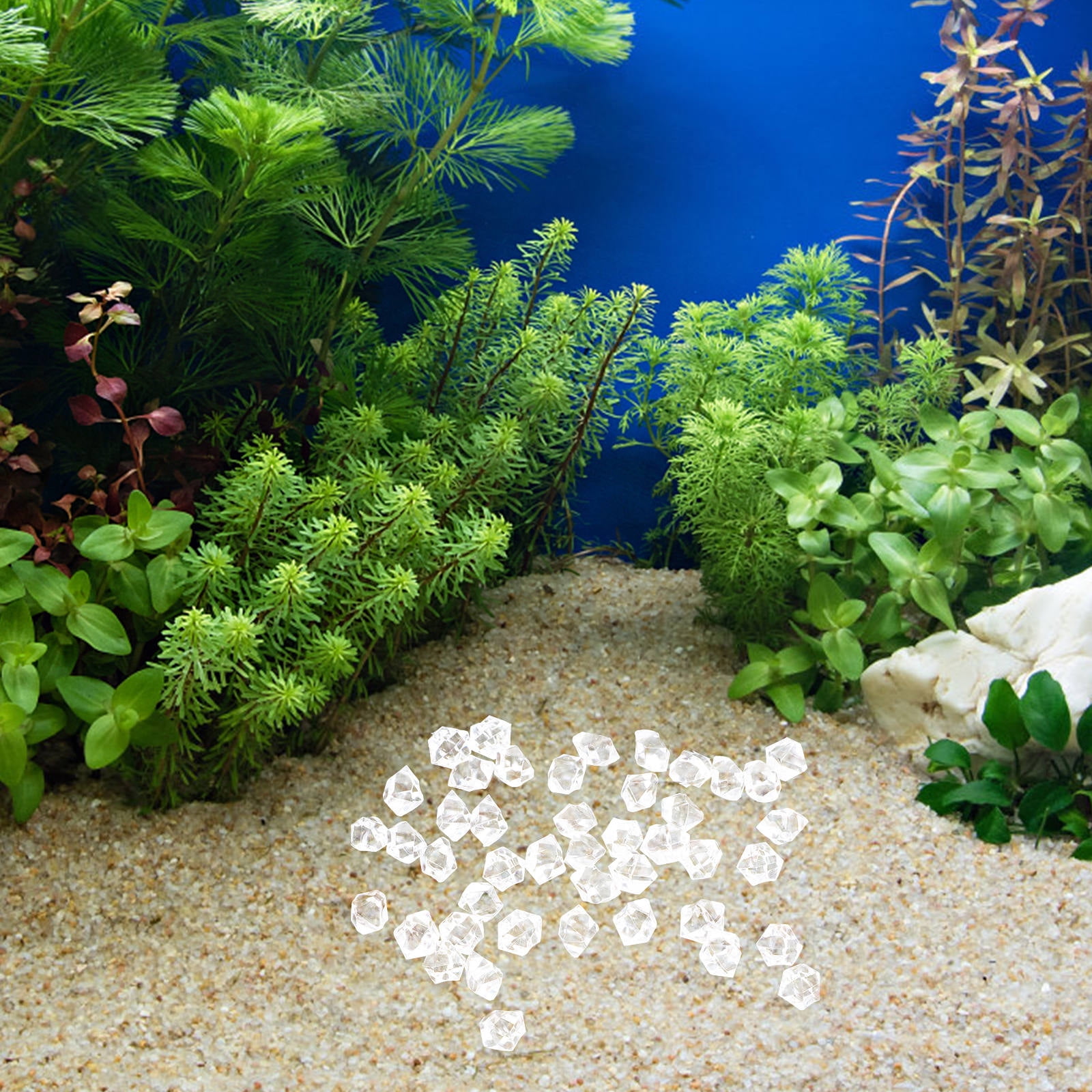 Raindrops 1 Pack Of Crystal Aquarium Rock Stones Fish Gravel Clear ...