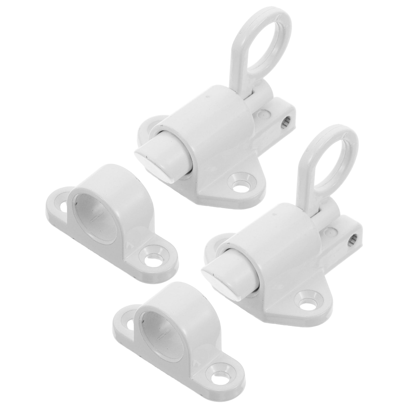 Raindrops 1 Pair Aluminum Alloy Self-Closing Latches Automatic Spring ...