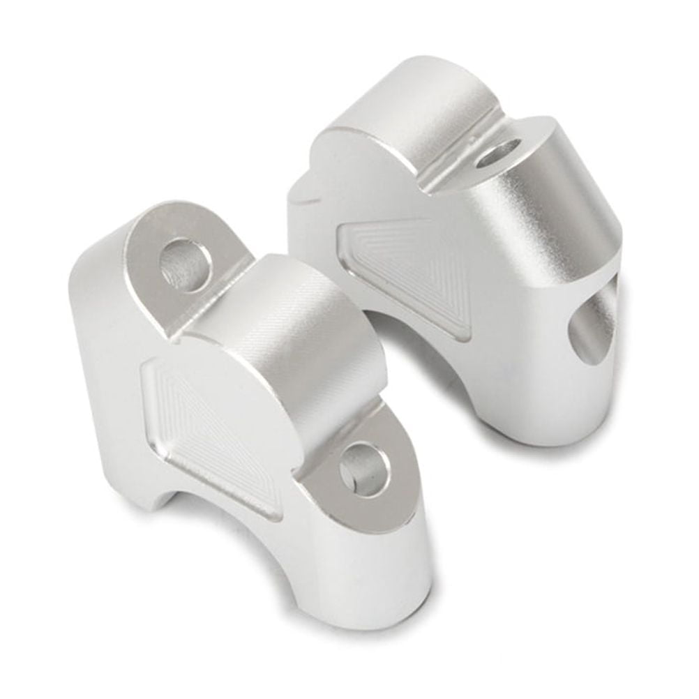 Raindrops 1 Pair Anodized 2 Inch Pivoting Motorcycle Handlebar Riser ...