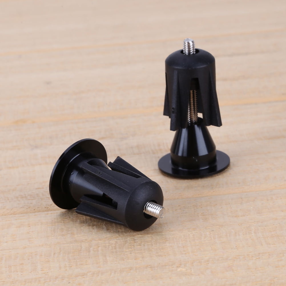 Raindrops 1 Pair Black Cylindrical Bar End Plugs for Mountain Biking ...