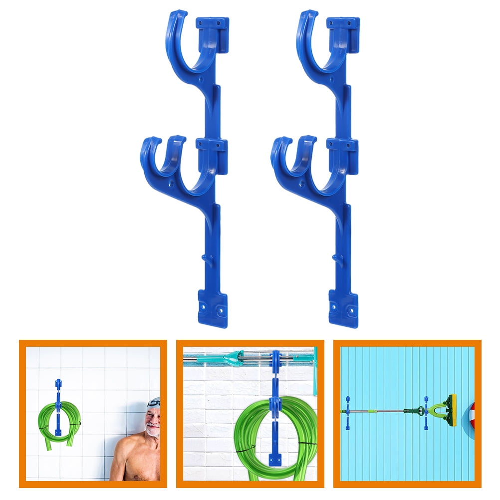 Raindrops 1Pair Sturdy Plastic Swimming Pool Wall Hanger Multi Function ...