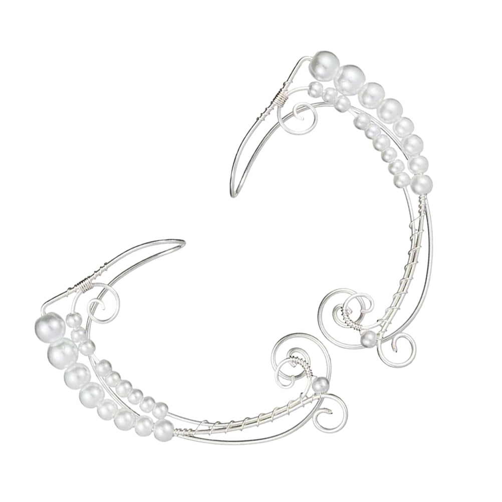 Raindrops 1 Pair Ear Cuff Clip On Earring Ear Hook Cosplay Costume ...