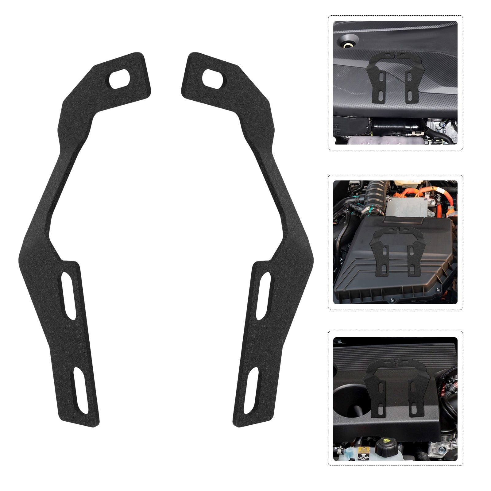 Raindrops 1 Pair Light Bar Bracket Hood Light Mount Led Spotlight ...