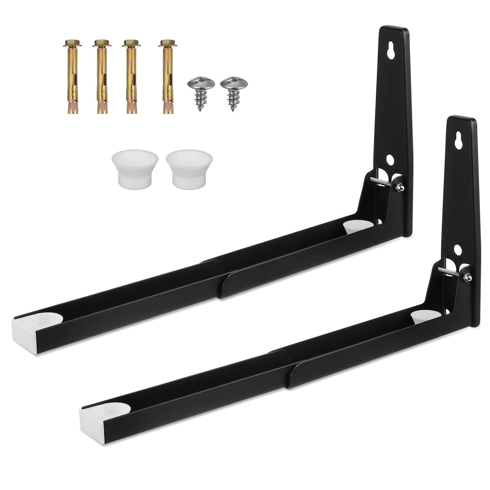 Raindrops 1 Pair Microwave Oven Wall Mount Bracket Shelf Adjustable ...