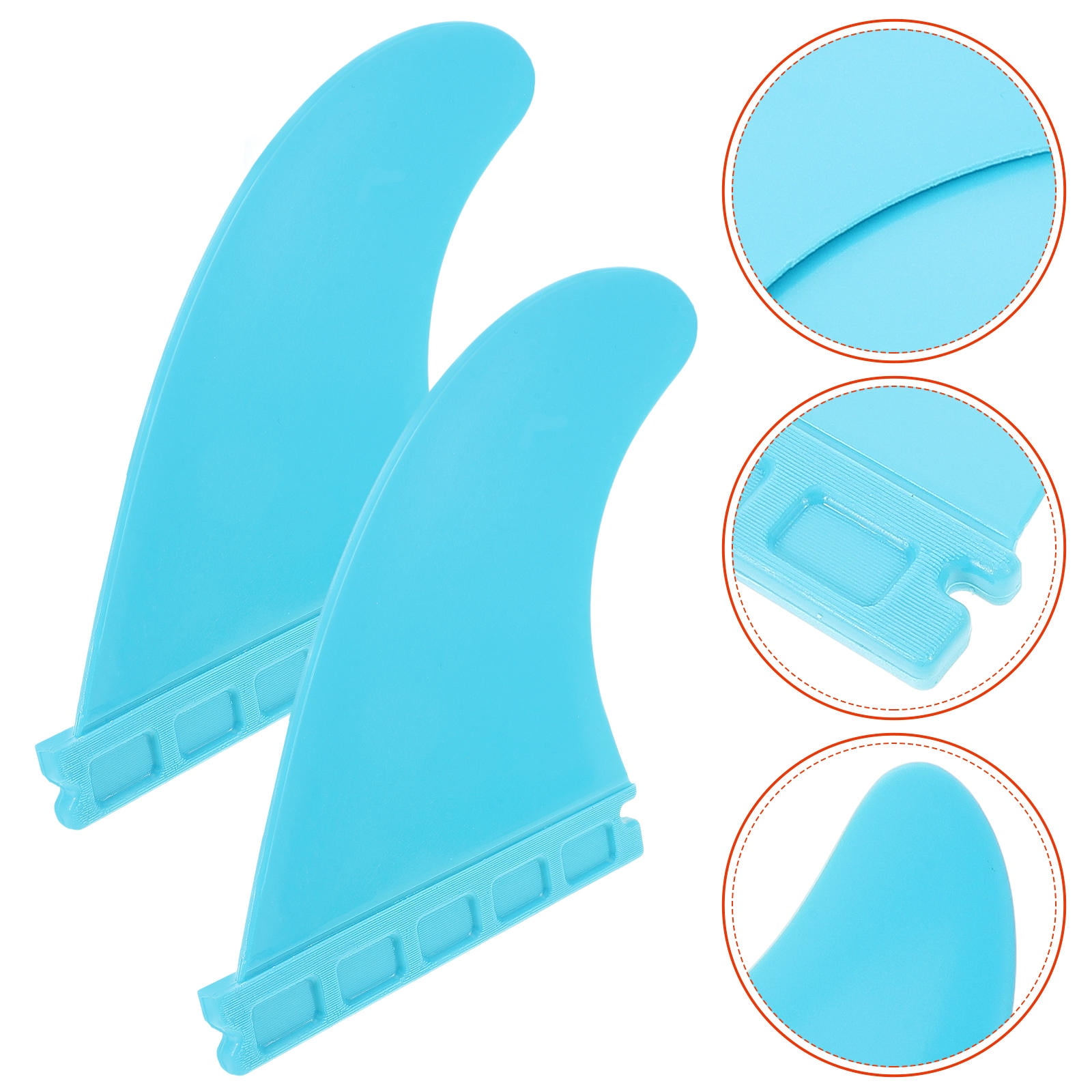 Raindrops 1 Pair Surfboard Balance Fin Paddleboard Center Fin Blue ...
