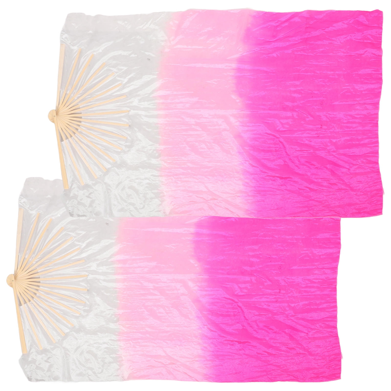 HIAKDOFT Fans Bulk For Dance Cloth Rosy For Dancers Folk Performances 1 ...