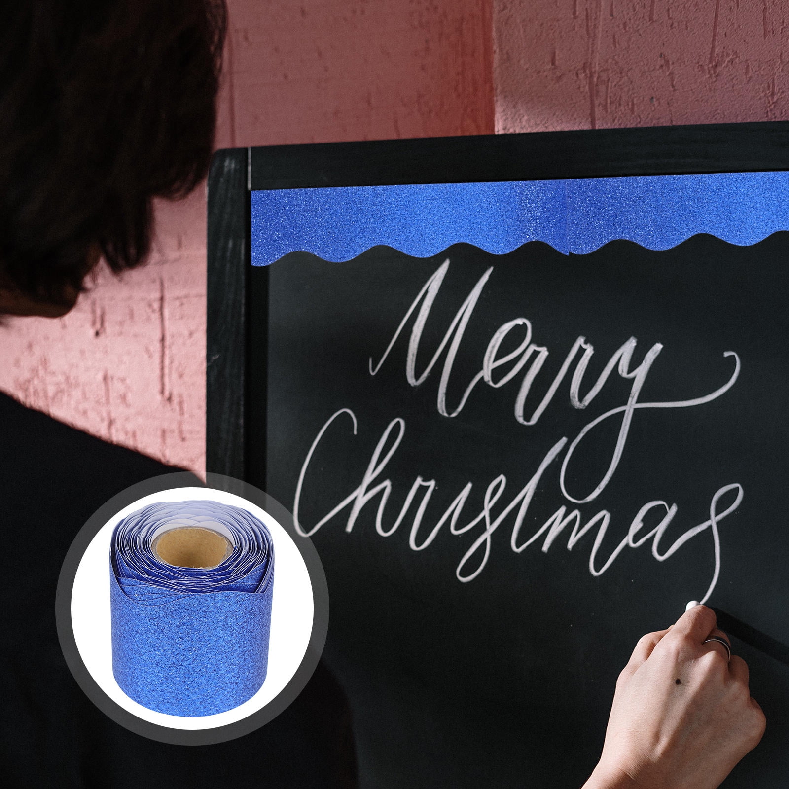 Raindrops 1 Roll Classroom Blackboard Border Decal Replaceable Bulletin ...