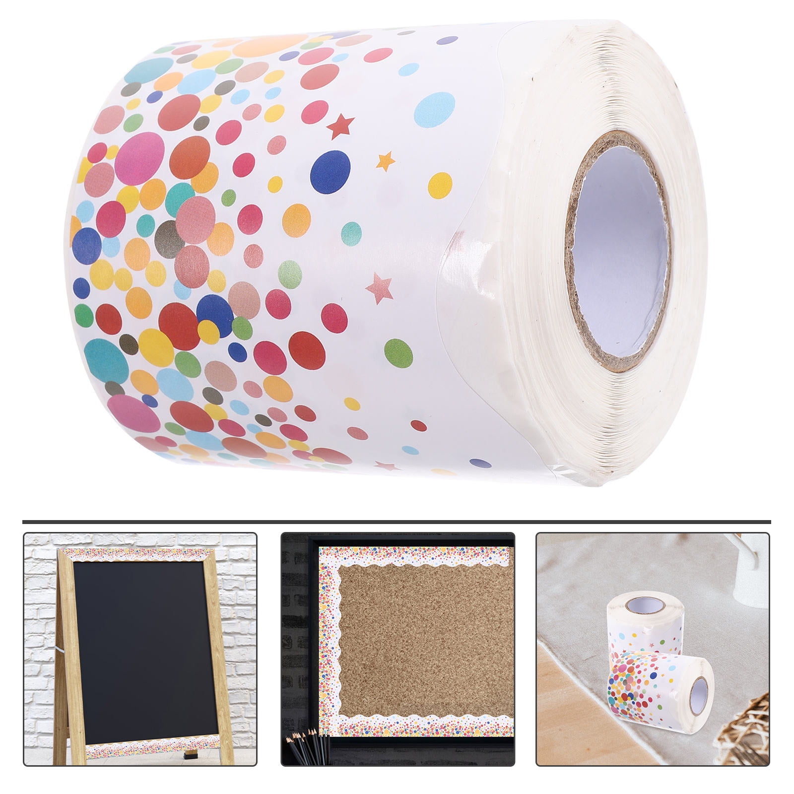 Raindrops 1 Roll of Cartoon Bulletin Board Border Wave Border Paper ...