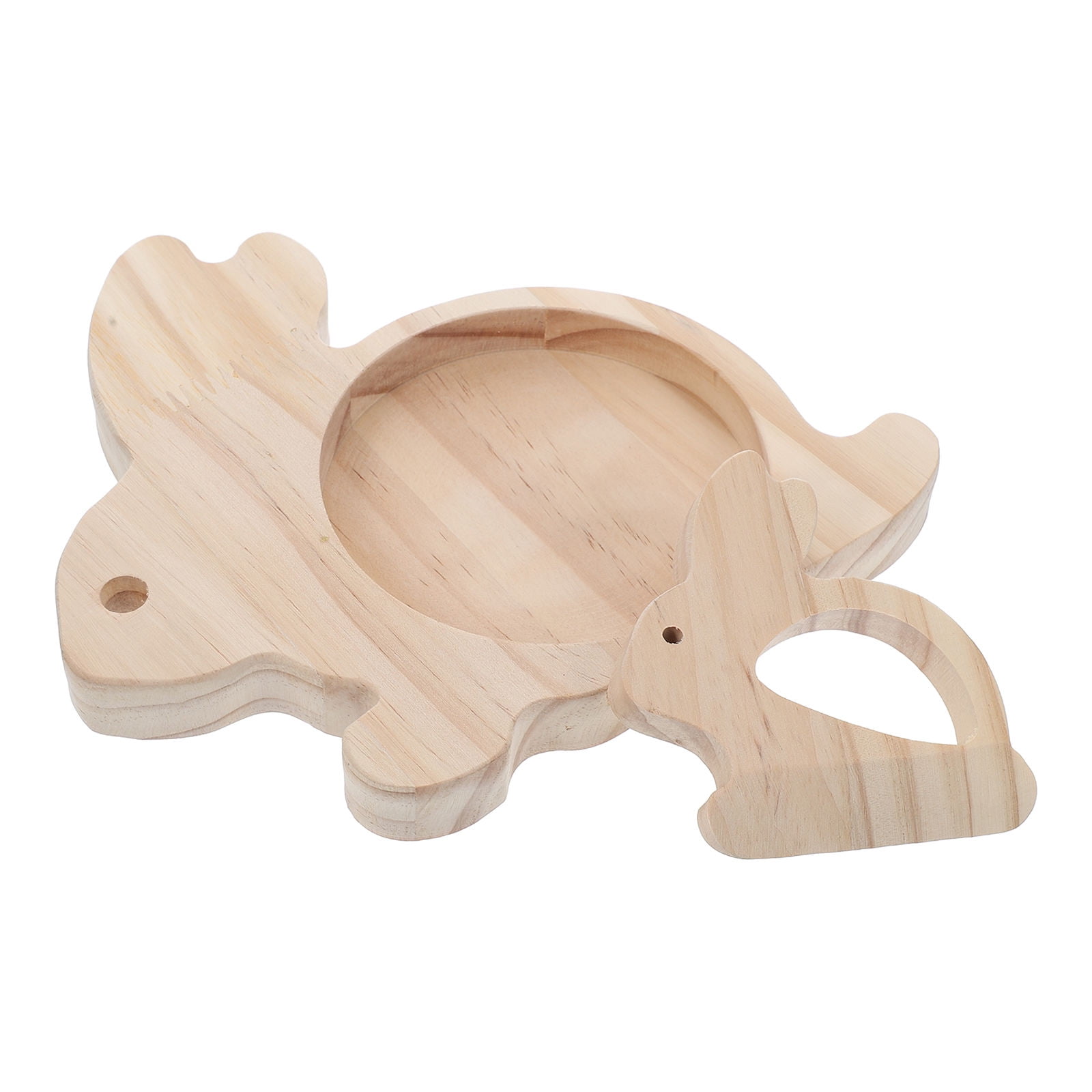 Raindrops 1 Set of Adorable Rabbit Shaped Serving Tray Fruits Cutting ...