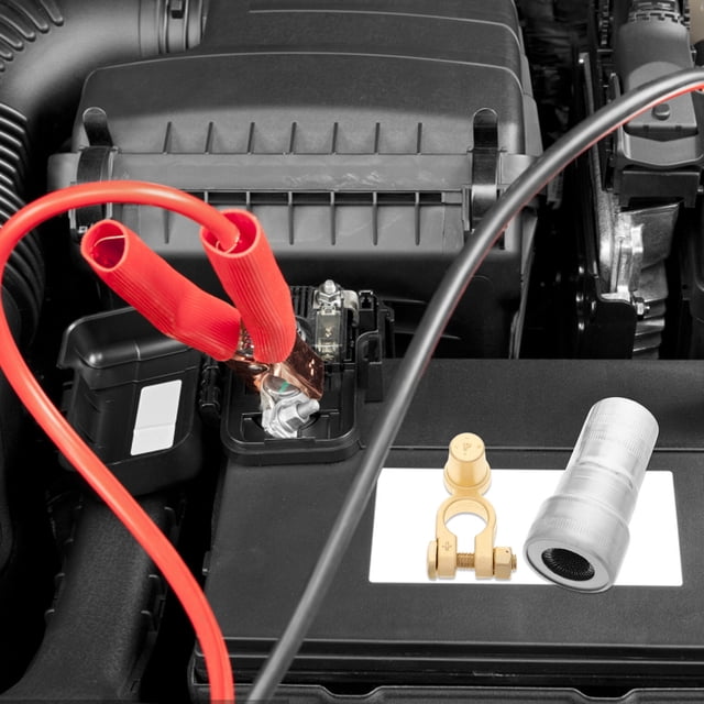 Raindrops 1 Set Automotive Battery Terminal Connectors Battery Negative ...
