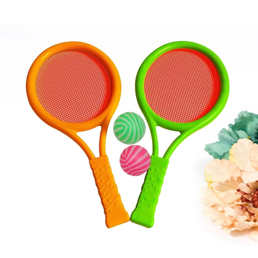Raindrops 1 Set Badminton Kit Assorted Color Plastic Racket Shape for ...