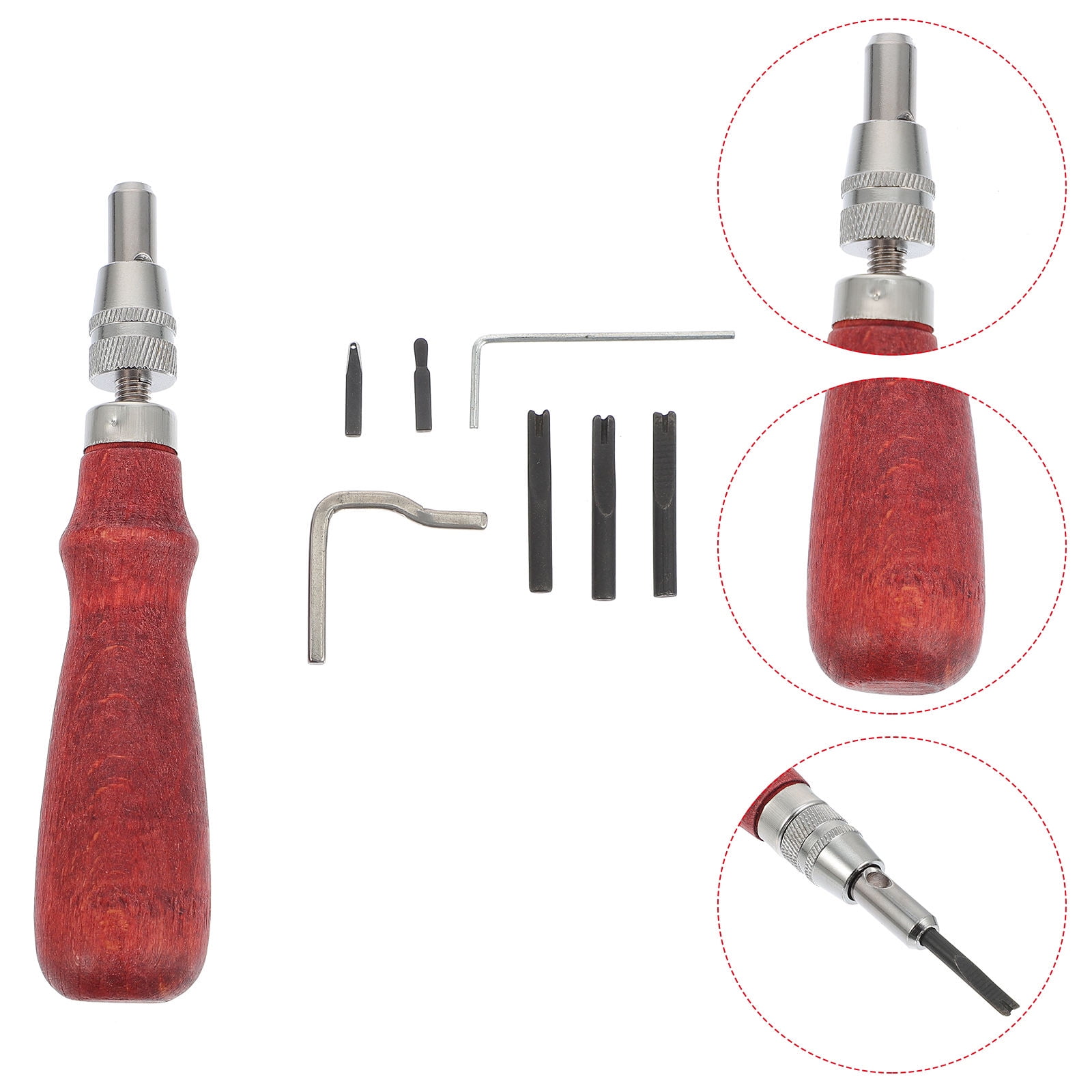 Raindrops 1 Set Basic Leatherworking Kit Leather Craft Tool for Amateur ...