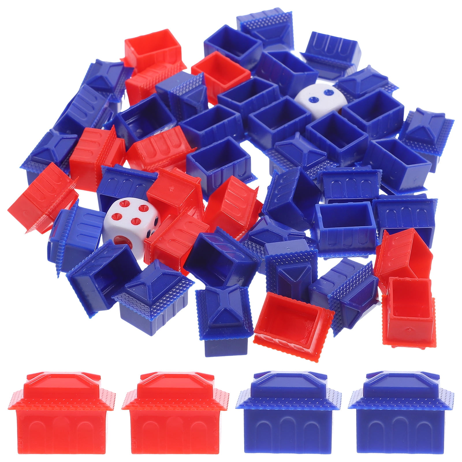 Raindrops Rich Man Board Game House and Hotel Assorted Color Plastic ...