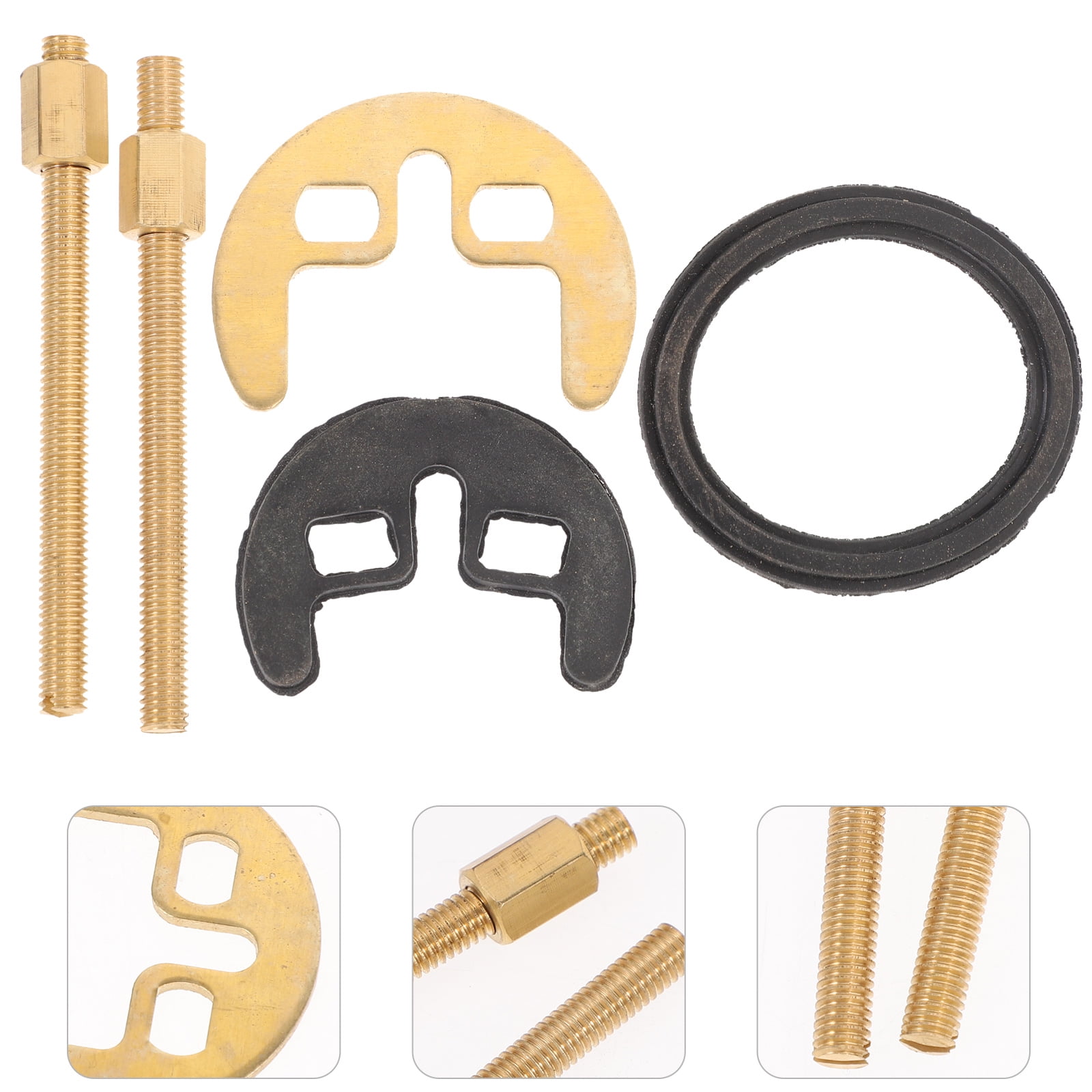 Raindrops 1 Set Brass Metal Nut Wash Basin Tap Fixing Fitting Kitchen ...