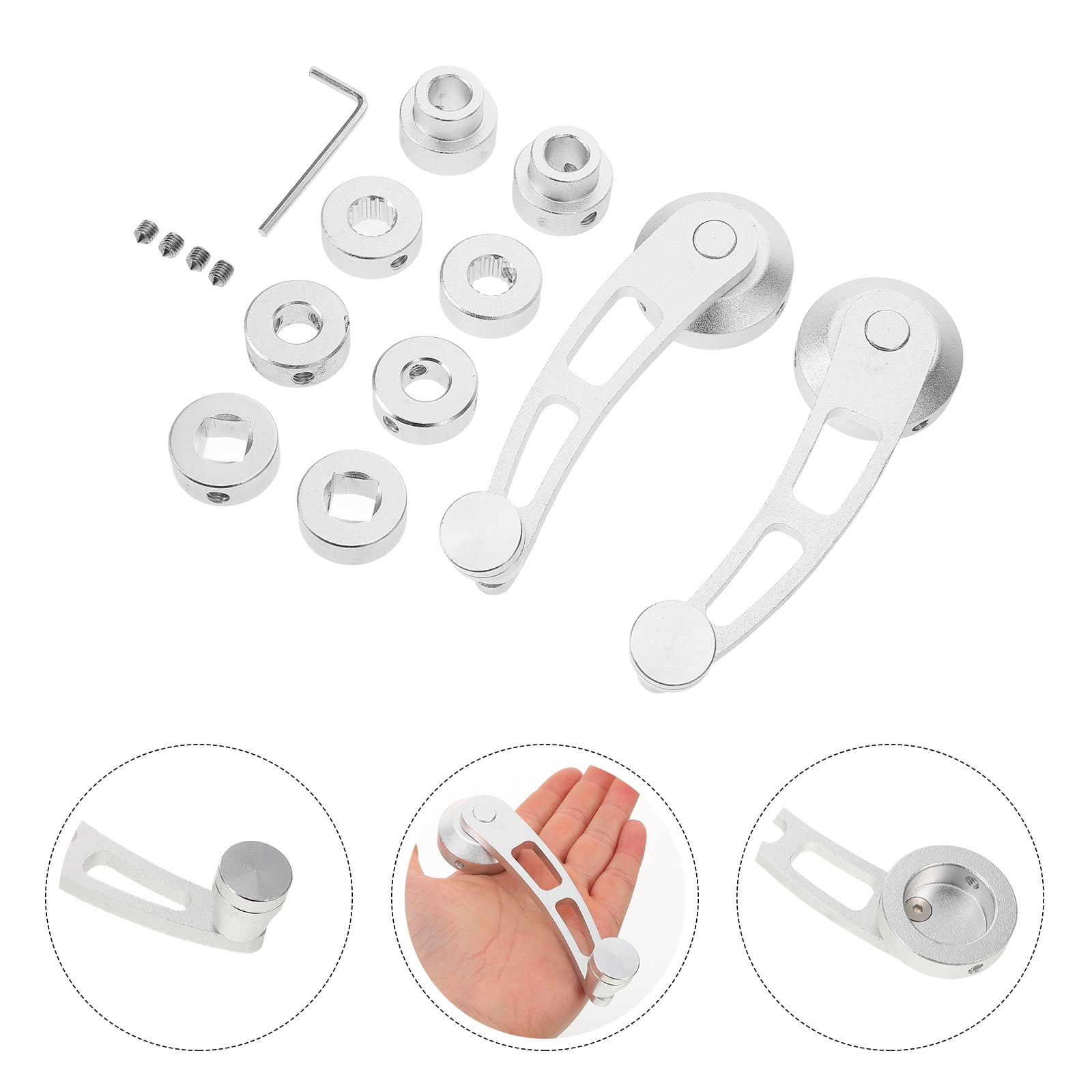 Raindrops 1 Set Car Window Accessories Black Aluminum Alloy Window ...