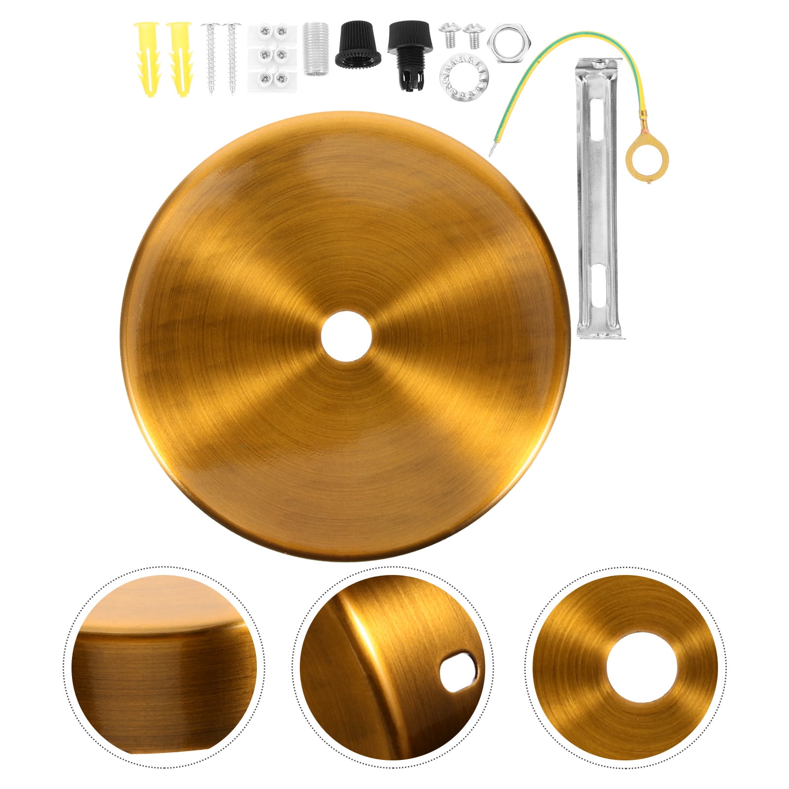 Raindrops 1 Set Ceiling Lihgt Plate with Design for Adults 3.93x3.93x0 ...