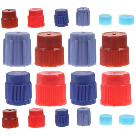 Raindrops 1 Set Charging Port Cap Valve Core Cap Air Conditioning ...