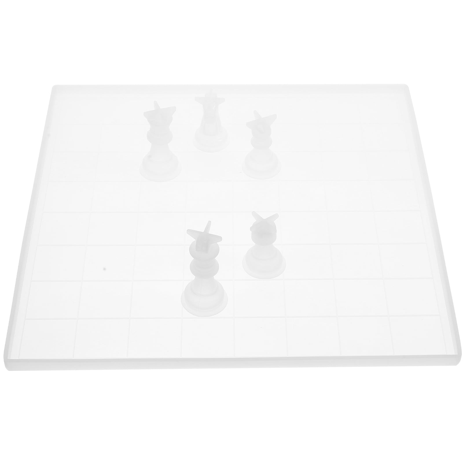 Raindrops 1 Set Chess DIY Molds 3D Chess Pieces Molds Silicone Casting ...