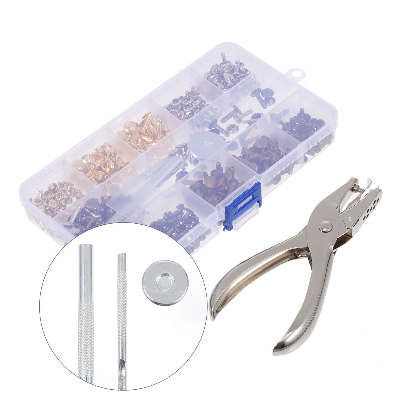 Raindrops 1 Set Claw Rivet Assorted Color Copper Stainless Steel Diy Installation Clothes Purse ...