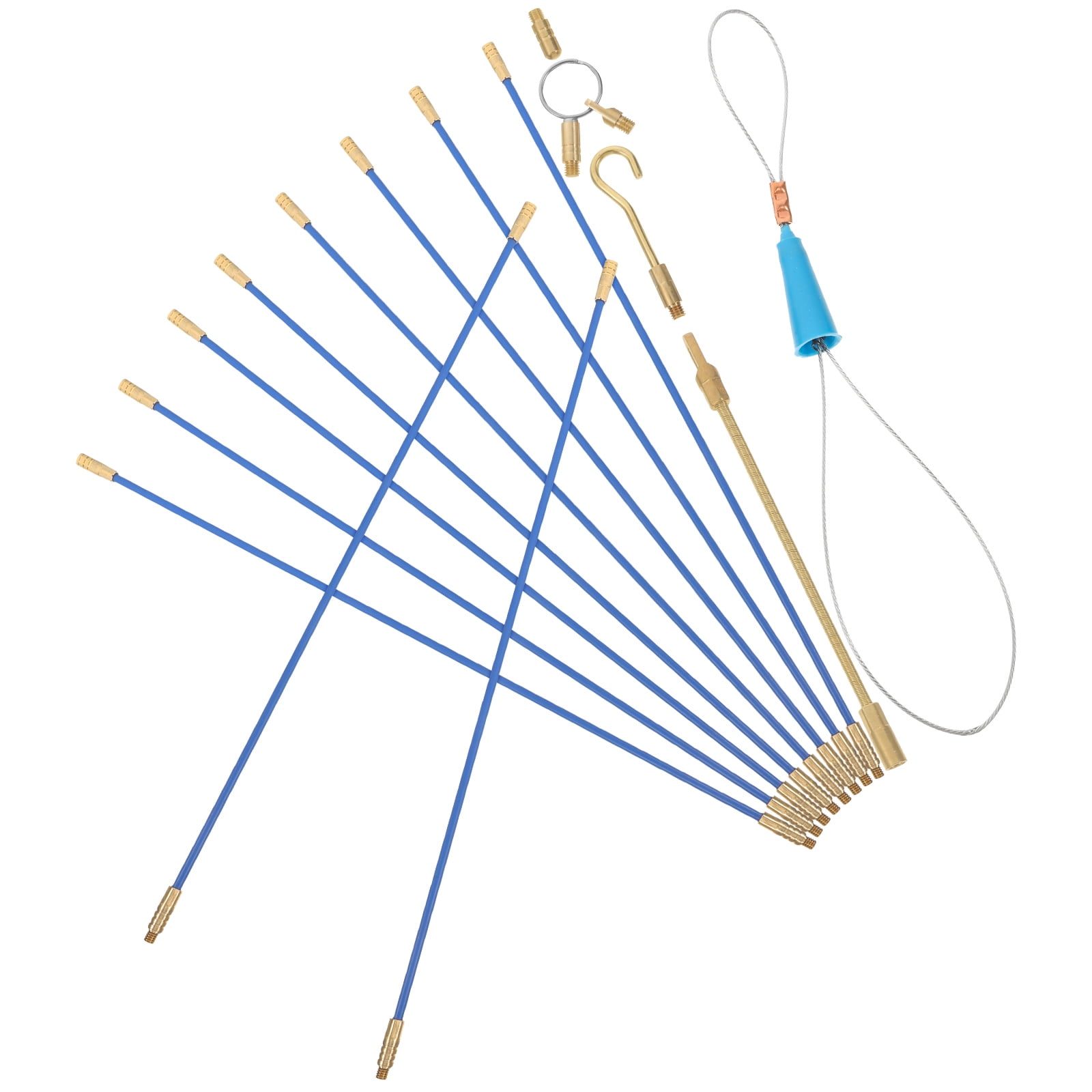 Raindrops 1 Set Comprehensive Wire Cable Pulling Kit Fiberglass Fish ...