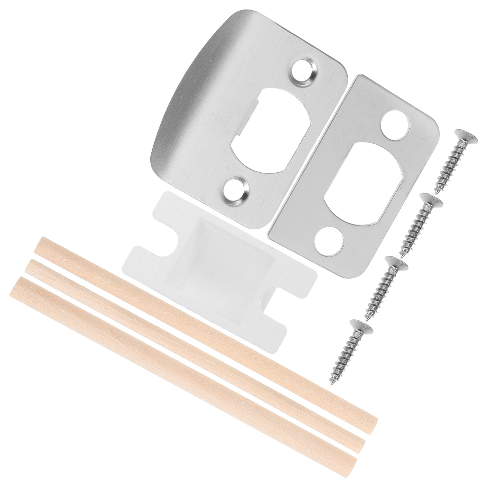 Raindrops 1 Set Deadbolt Reinforcement Plate Guide Plates Metal Door ...