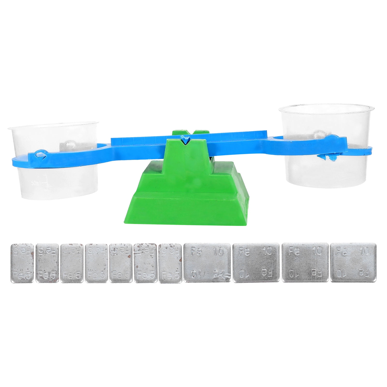 Raindrops 1 Set Double Bucket Balance Scale Portable Kids Scale ...