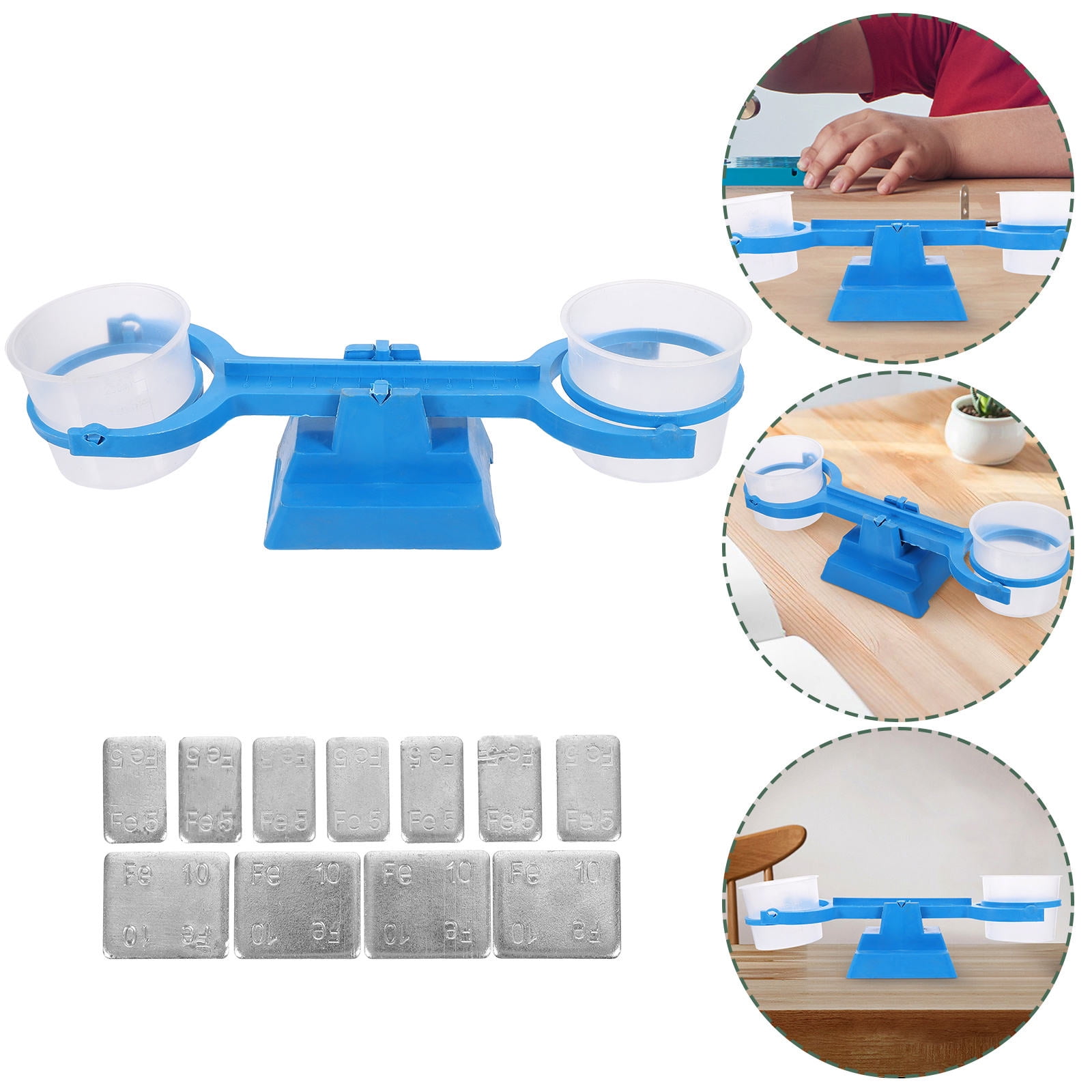 Raindrops Balance Scale Double Bucket for Children Classroom Teaching 1 ...