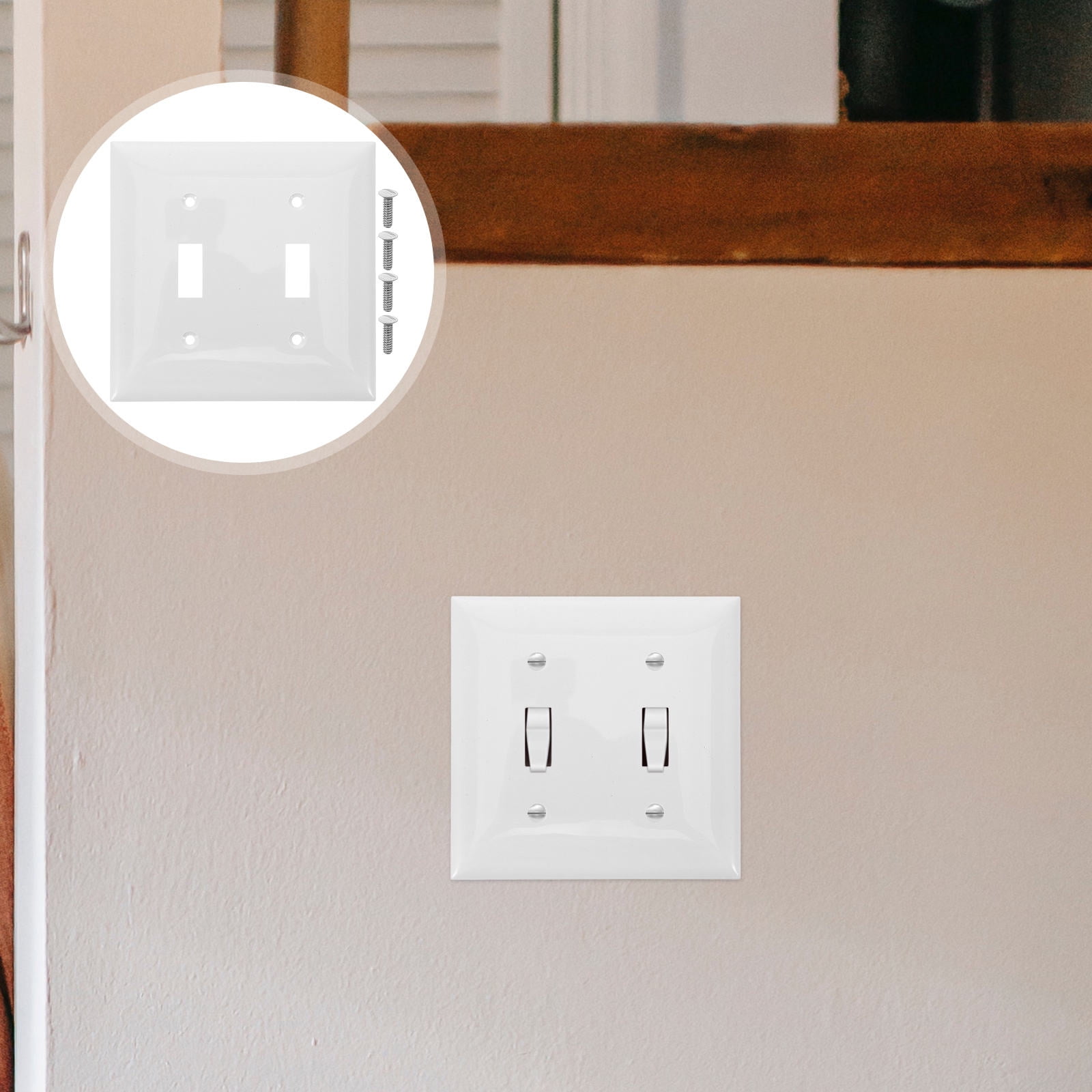 Raindrops 1 Set Double Light Switch Cover Toggle Lights Switch Plate ...