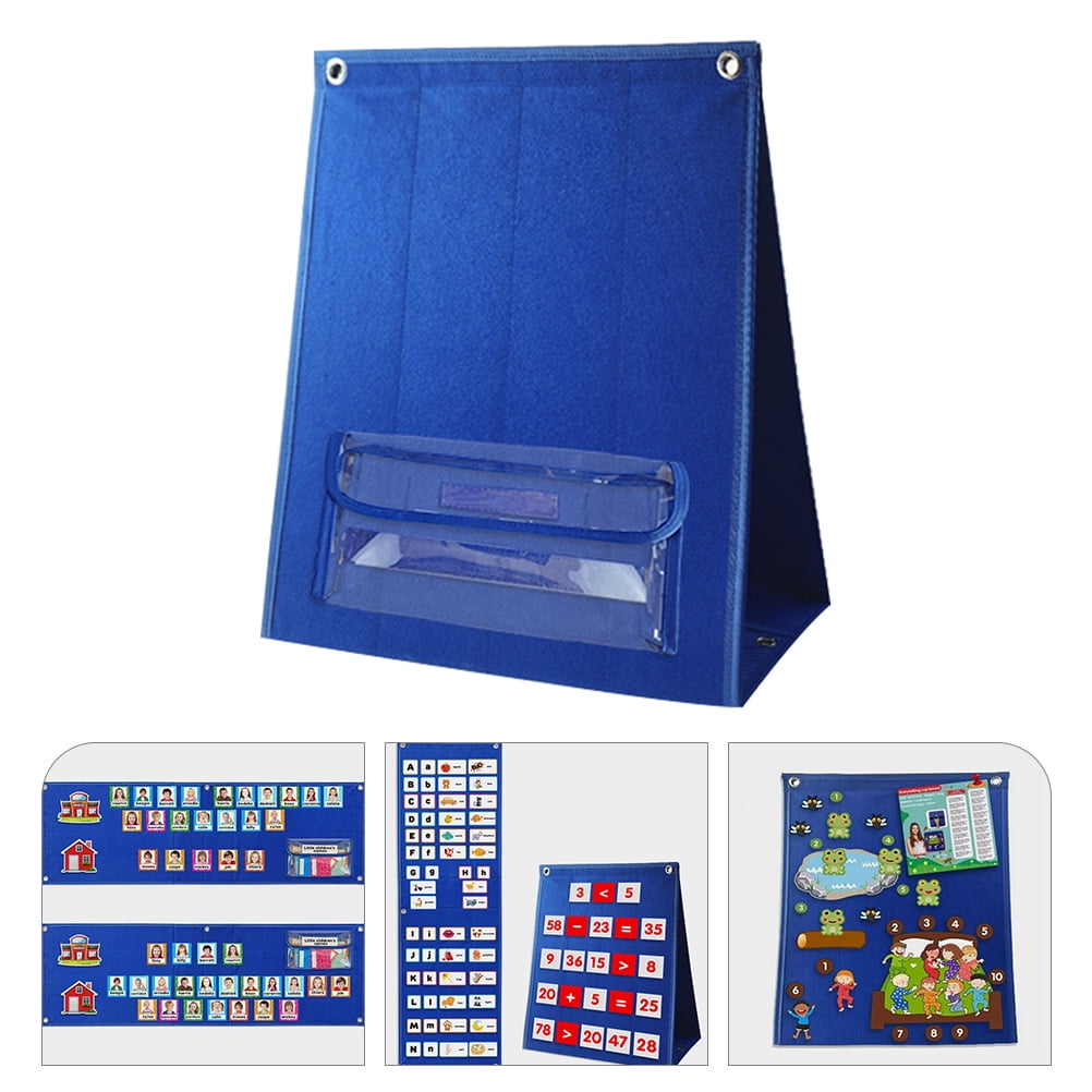 Raindrops 1 Set Felt Board Kids Visual Schedule Calendar Chart Kids ...