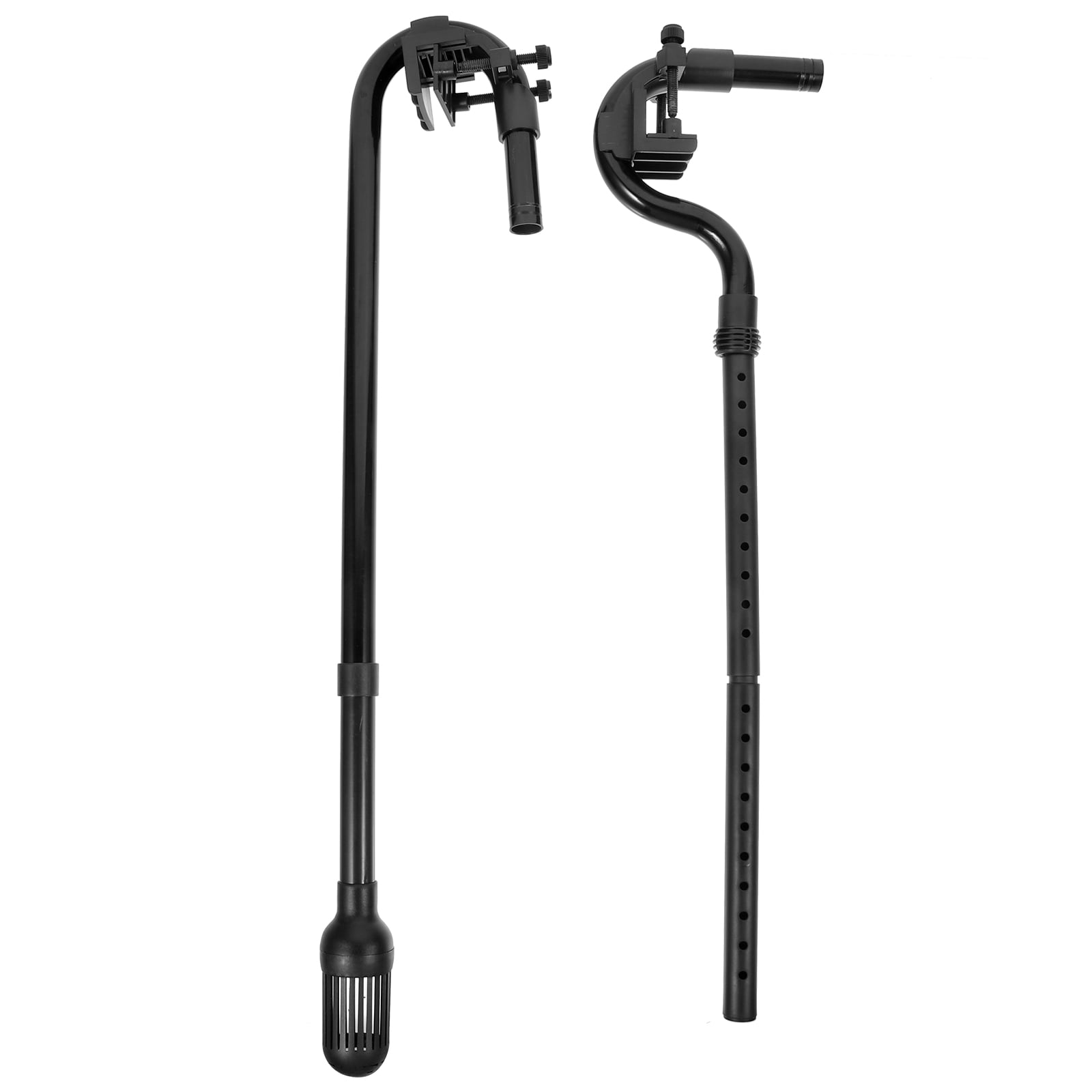 Raindrops Plastic Fish Tank Tube Black 1 Set 20.5x2.2x0.8in For ...