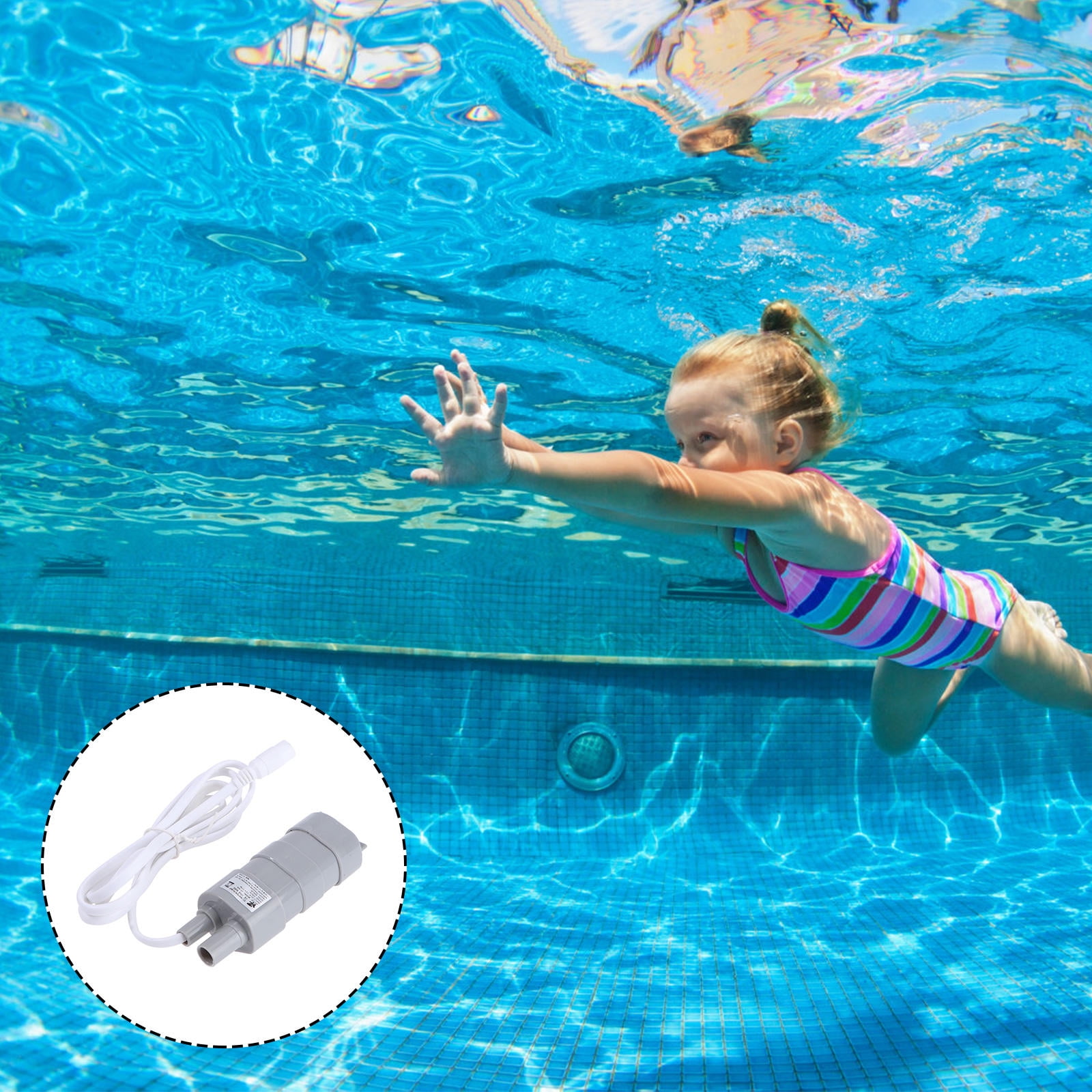 Raindrops 1 Set Fresh Water Pump Plastic Recirculation Pond Maintenance ...