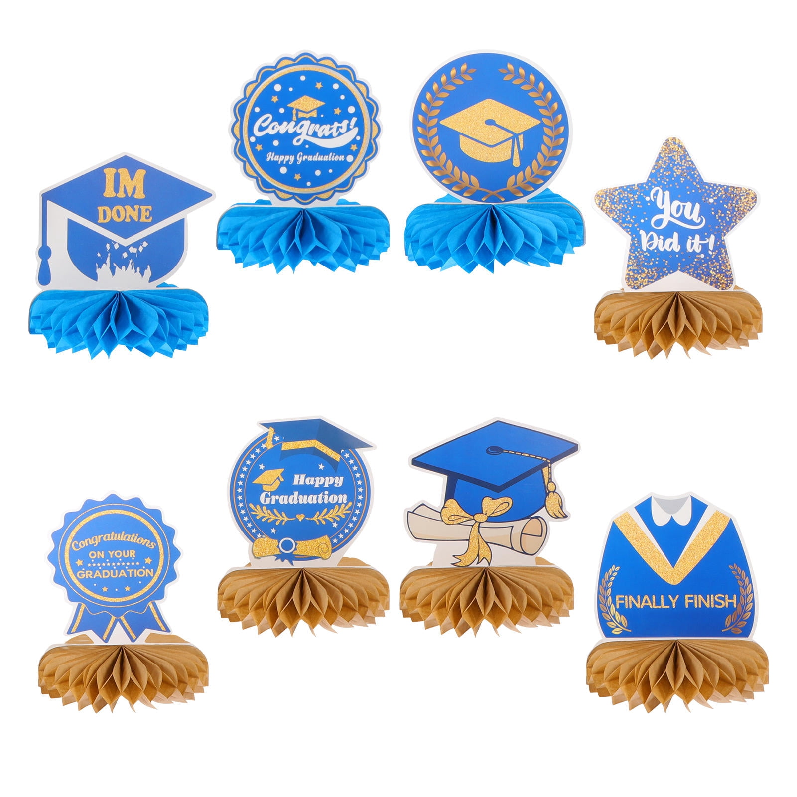 Raindrops 1 Set Graduation Decorations Class Honeycomb Paper Props ...