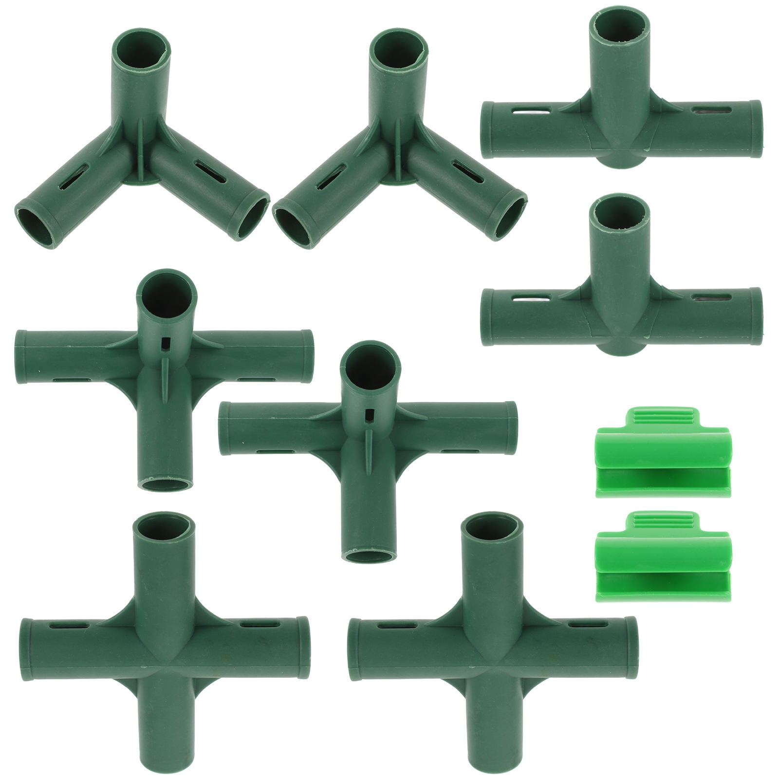 Raindrops 1 Set Greenhouse Pipe Connector Kit Stable Support Hose Pipe ...