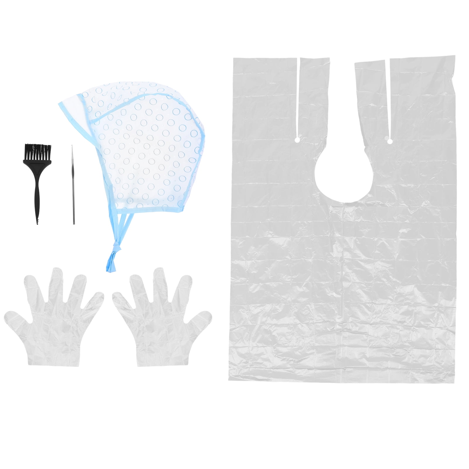 Raindrops 1 Set Hair Dye Tool Hair Dye Kit Disposable Hair Dye Cap and ...