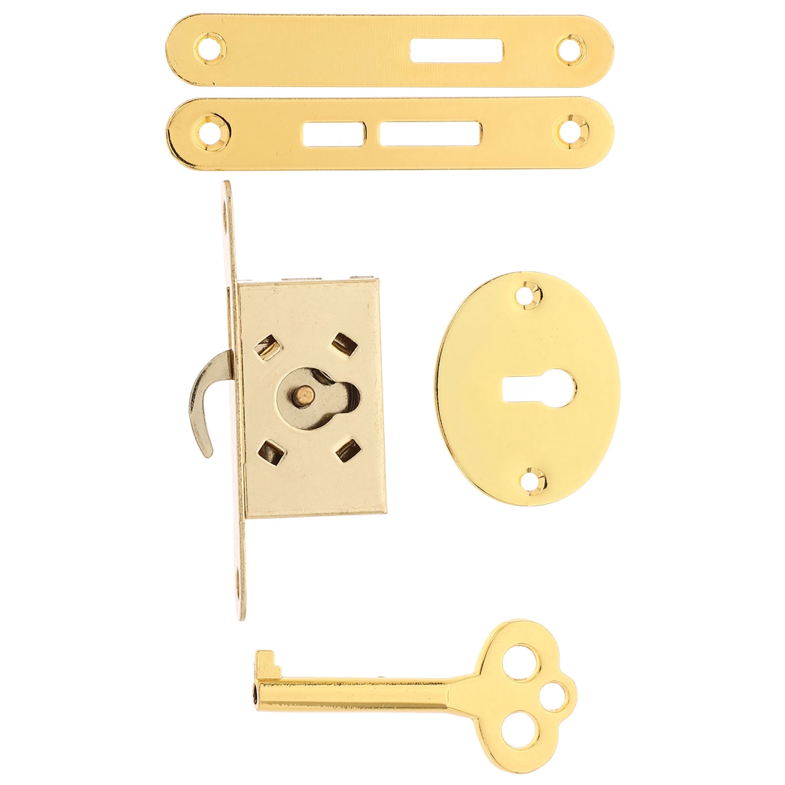 Raindrops Golden Cabinet Lock with Key for Small Boxes and Jewelry ...