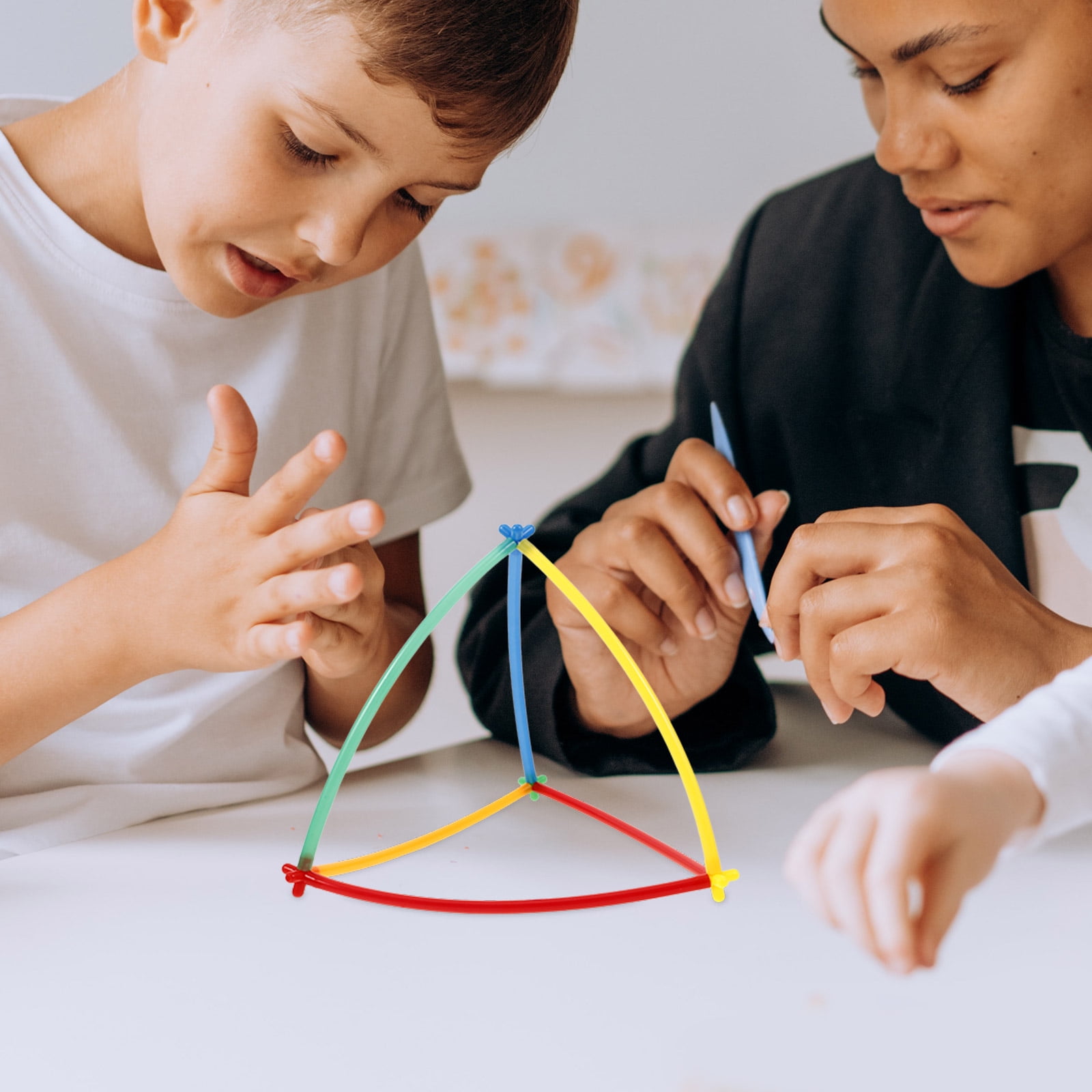 Raindrops 1 Set Interlocking Building Tubes Versatile Tube Connectors ...