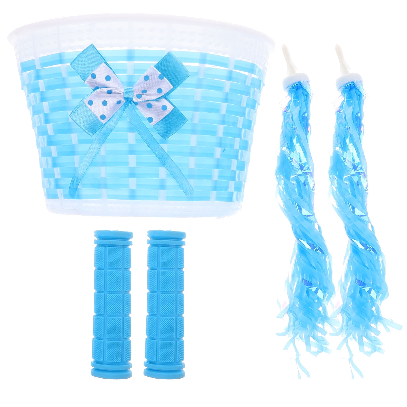 Raindrops 1 Set Of Kids Bike Basket Handlebar Grip Streamers Kit Kids ...