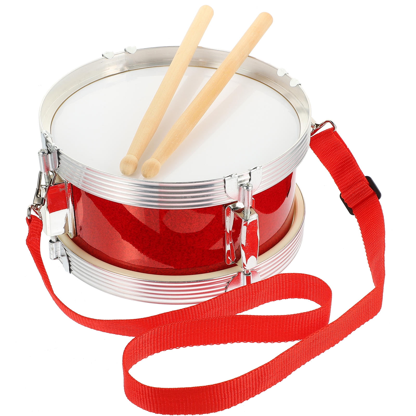 Raindrops 1 Set Kids Instruments Round Shape Snare Drum with Stick for ...