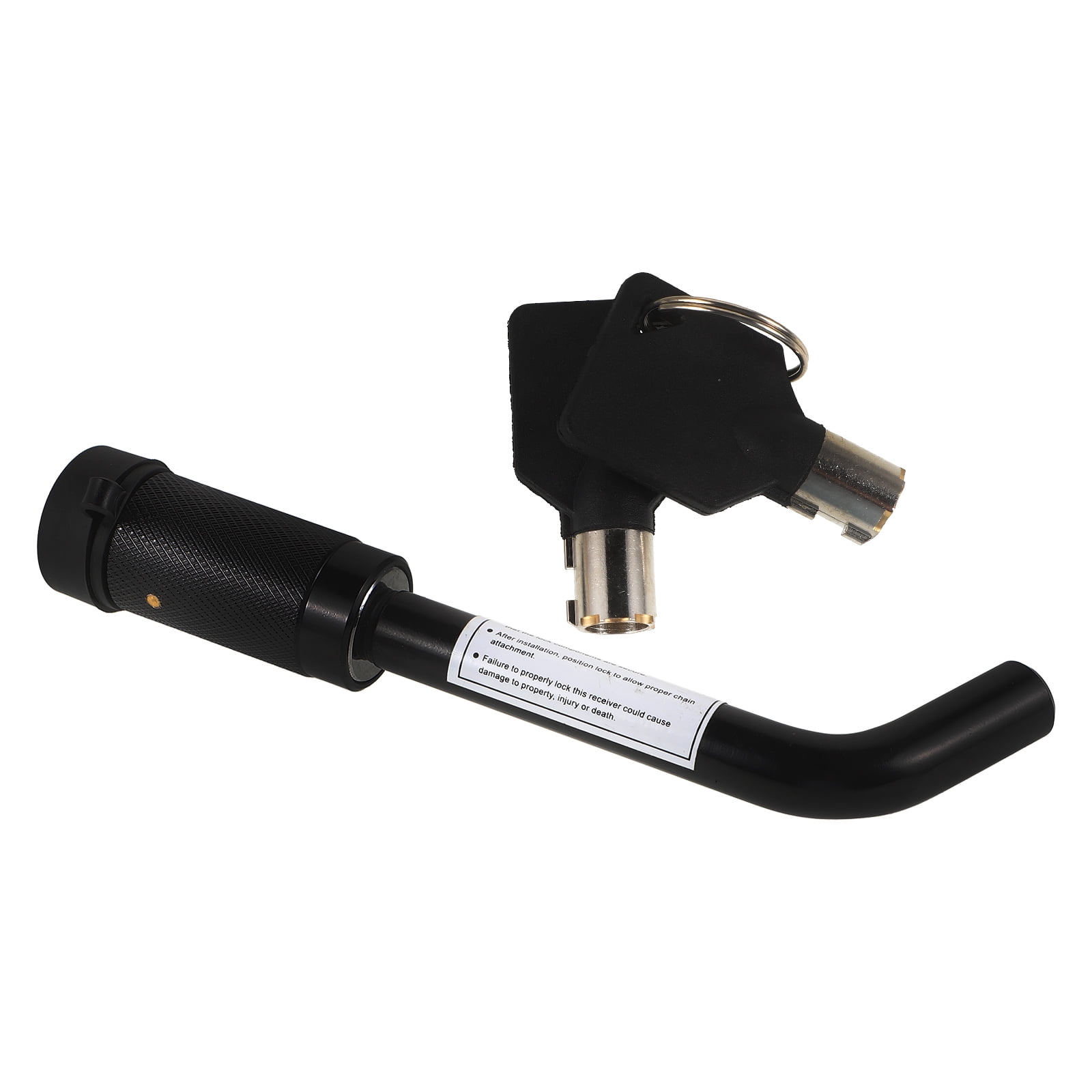 Raindrops Black Steel Locking Hitch Pin for Daily Use Compatible with ...