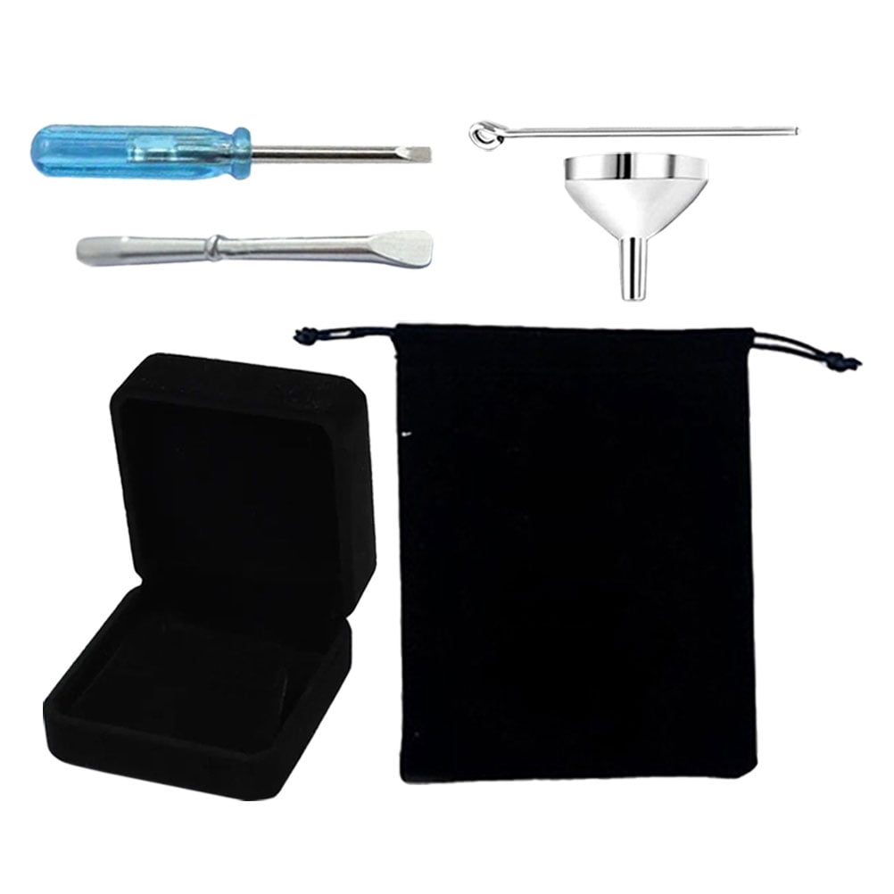 Raindrops 1 Set Mini Funnels Set Stainless Steel Urn Funnel Filler Kit ...