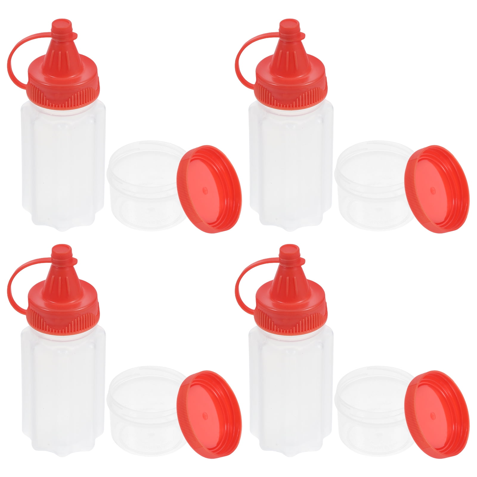 Raindrops 1 Set Mini Jam Squeeze Bottle Salad Dressing Container Mini ...