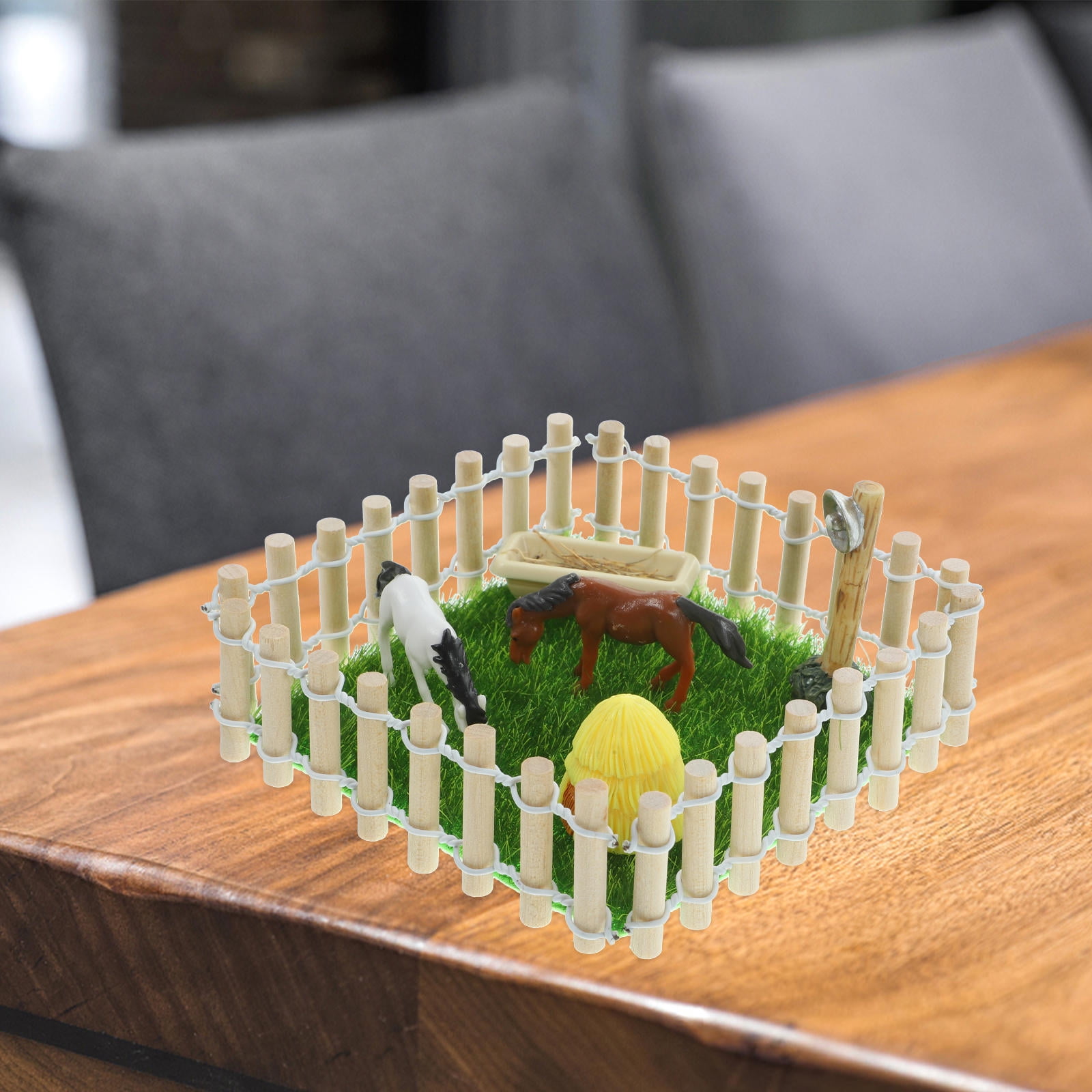 Raindrops 1 Set Miniature Horse Ranch Realistic Miniature -Farm Decor ...