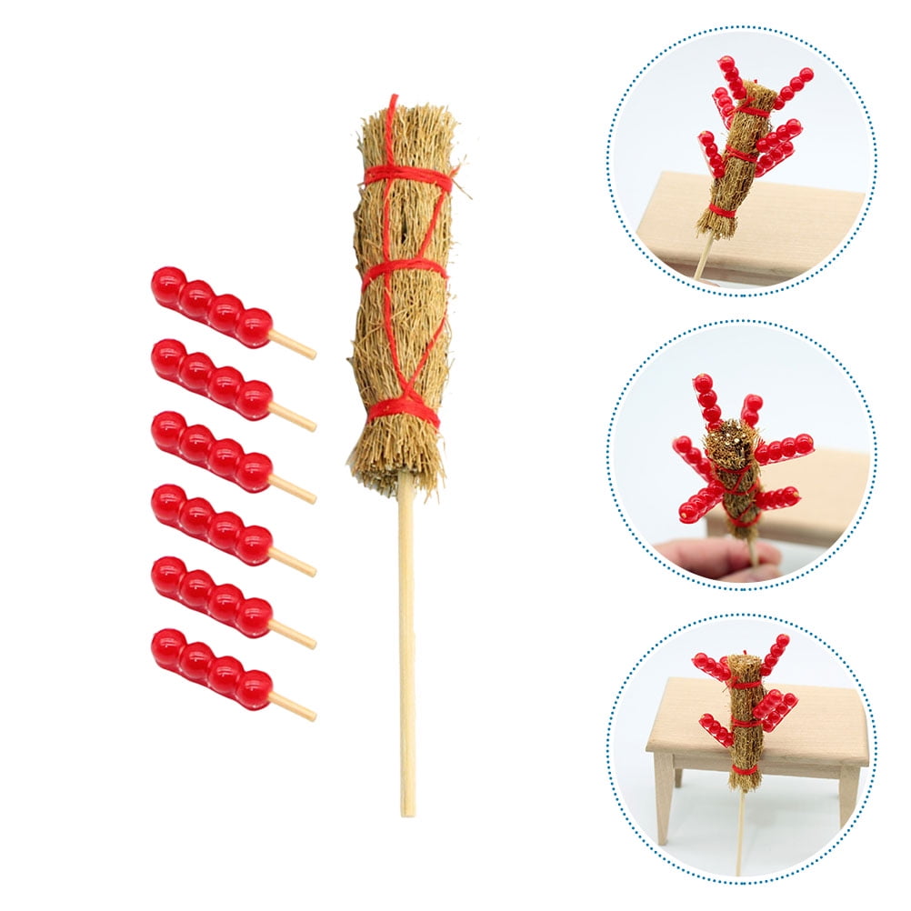 Raindrops 1 Set Miniature Resin Gourds Mini House Layout Decor Tiny ...