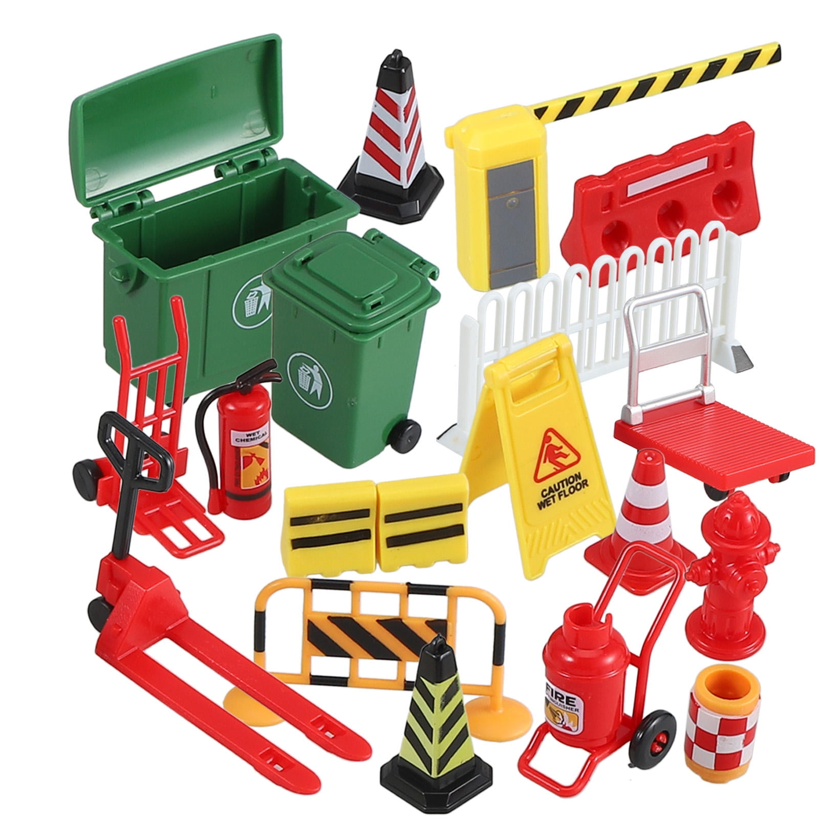 Raindrops 1 Set Miniature Street Layout Props Simulation Road Sign Toys ...