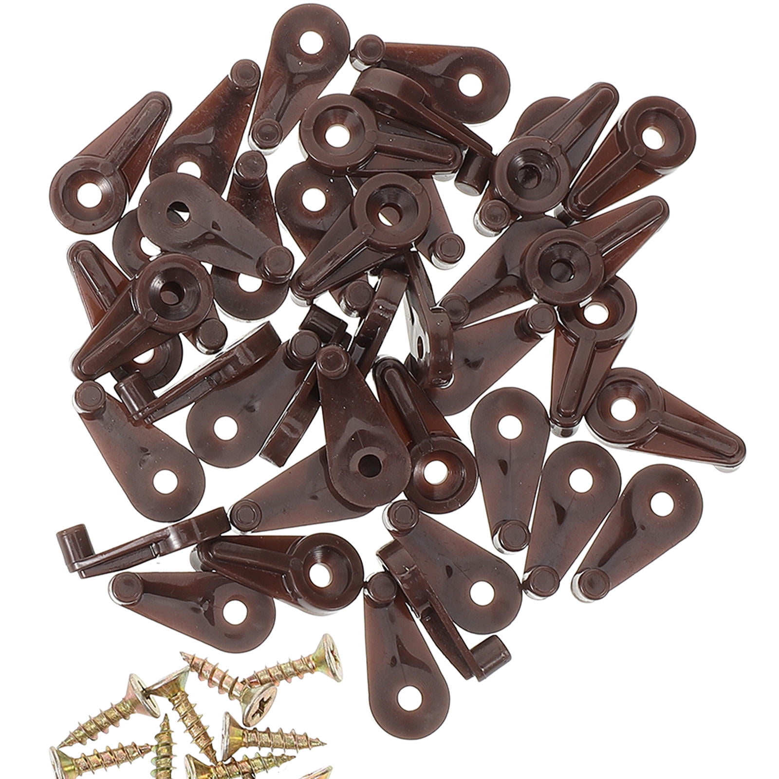 Raindrops 1 Set Mirror Mounting Clips Round Shape Wall-Mounted Mirrors ...