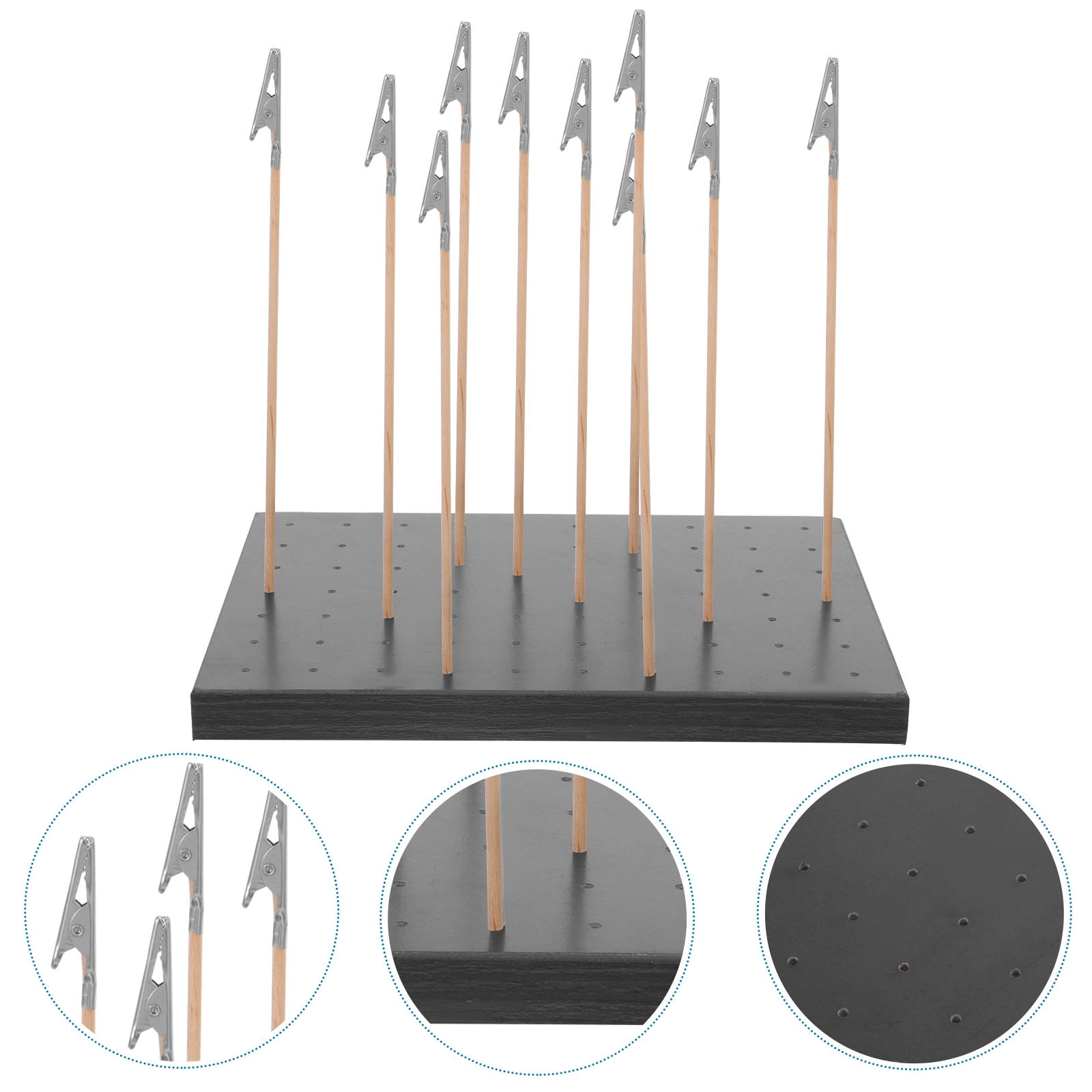 Raindrops 1 Set Model Paint Stand Assorted Color Rectangular for Model ...