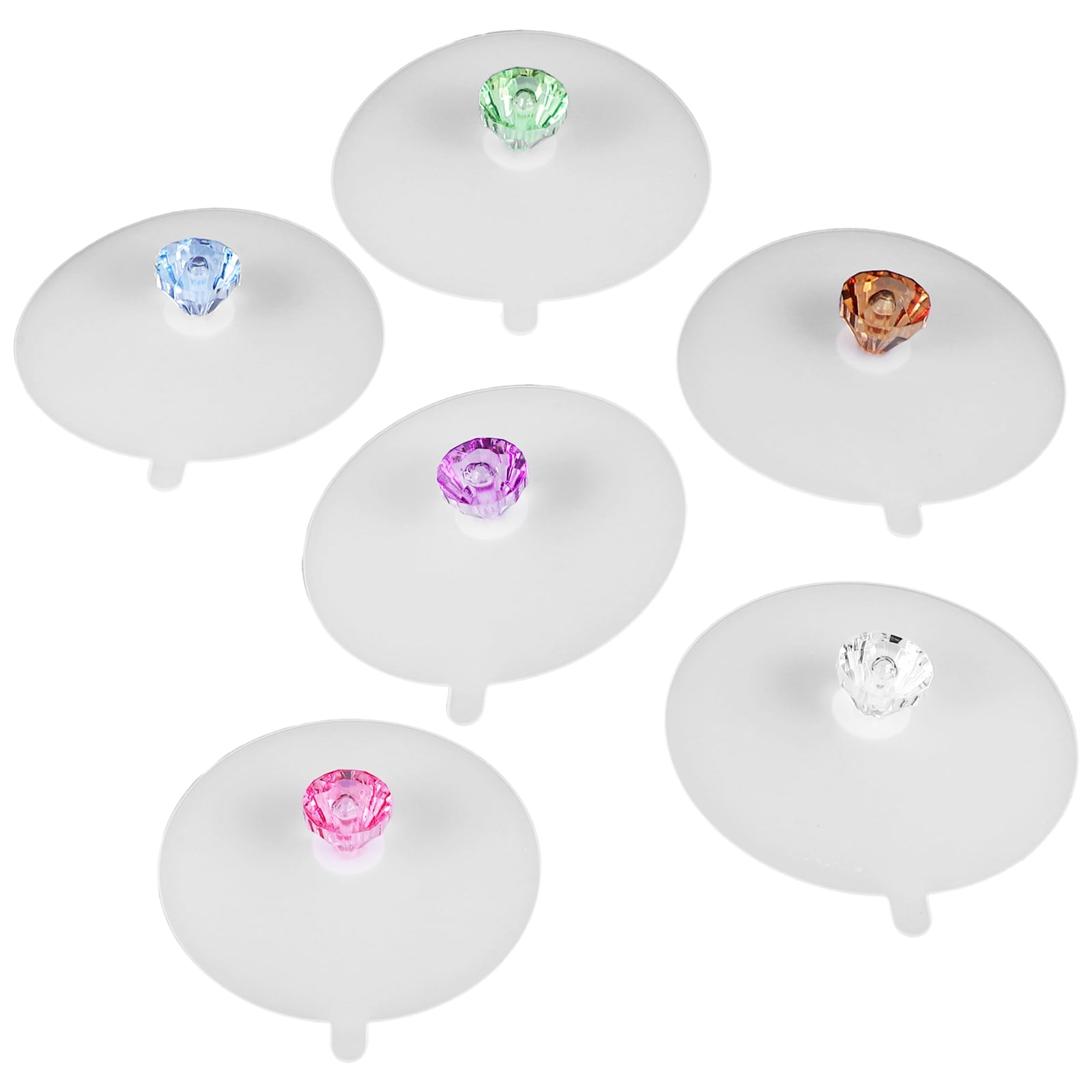 Raindrops 1 Set Mug Lids for Hot Drinks in Purple Diamond Shape with ...