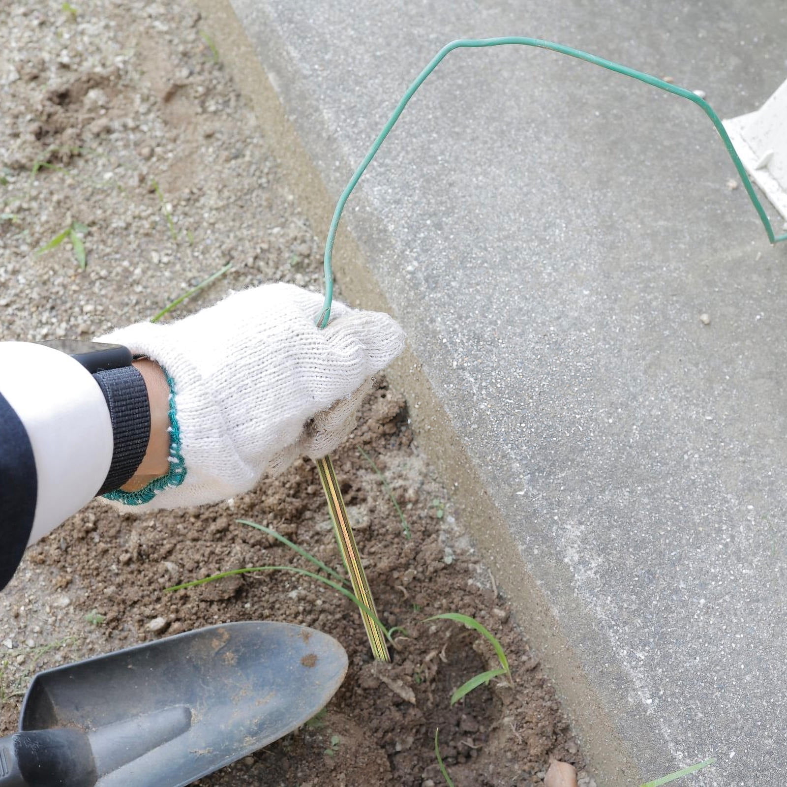 Raindrops 1 Set Of Metal Grounding Rod Grounding Pole For Fences ...