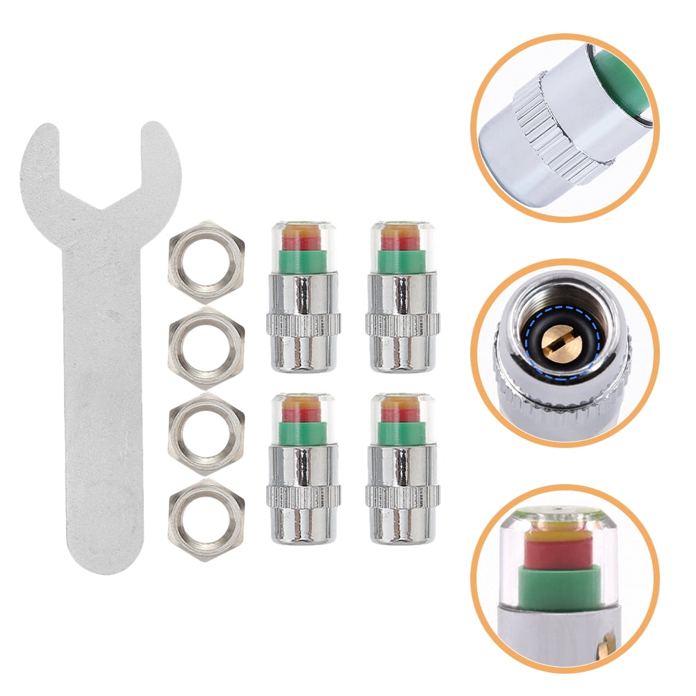 Raindrops 1 Set PC Indicator Valve Caps for Daily Use with Pressure ...